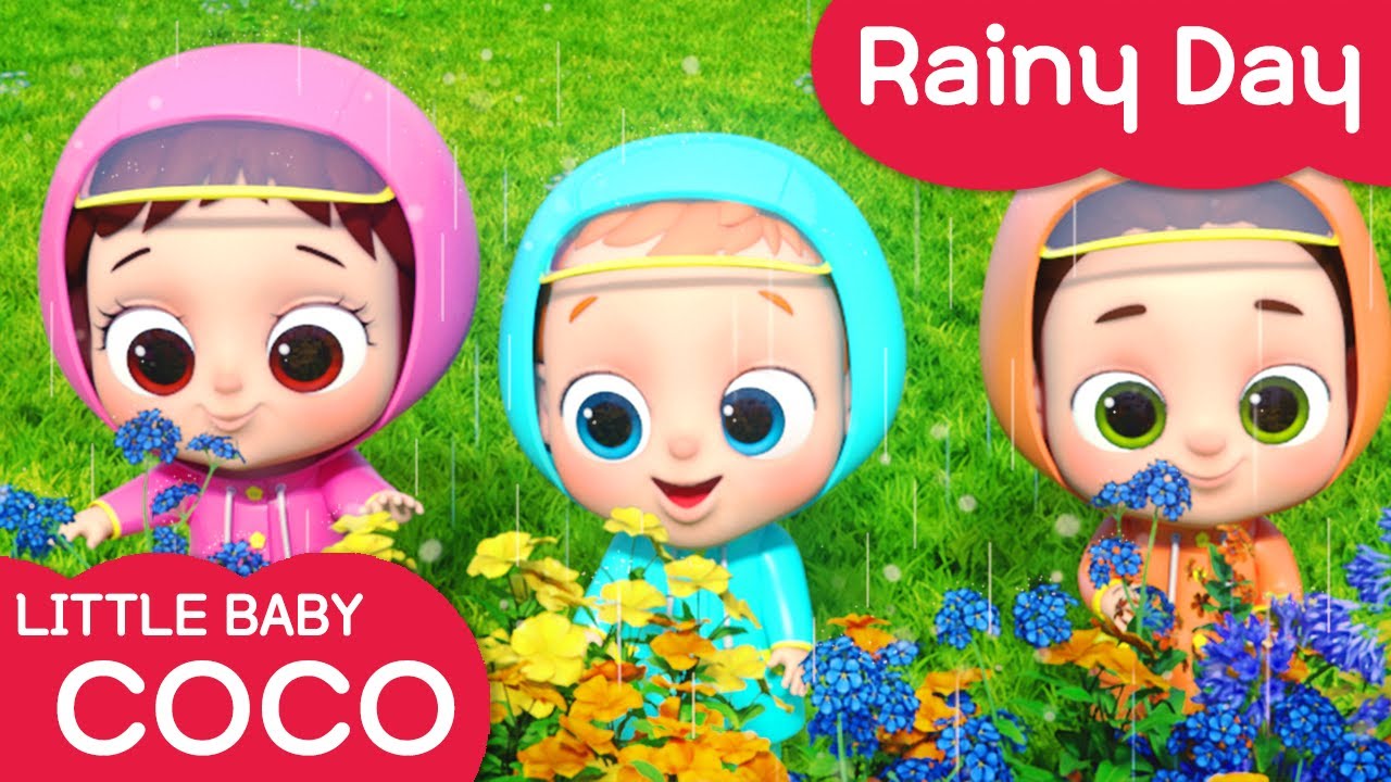 [Littlebaby COCO] 🌧️Rainy day☔️ | Preschool Song🎶 | Rain jacket | Rain ...