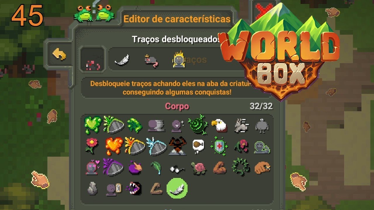 Desbloqueando as conquistas/Traits que faltam!! - WorldBox #Parte 45 ...
