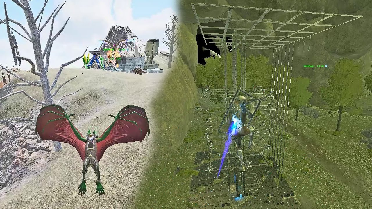 Ark Raiding and Upgrade Base Valguero Skylight | Ark Survival Evolved ...