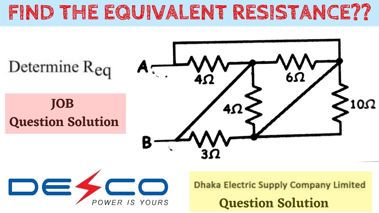 07-Equivalent Resistance of Circuit - Resistors In Series and Parallel ...