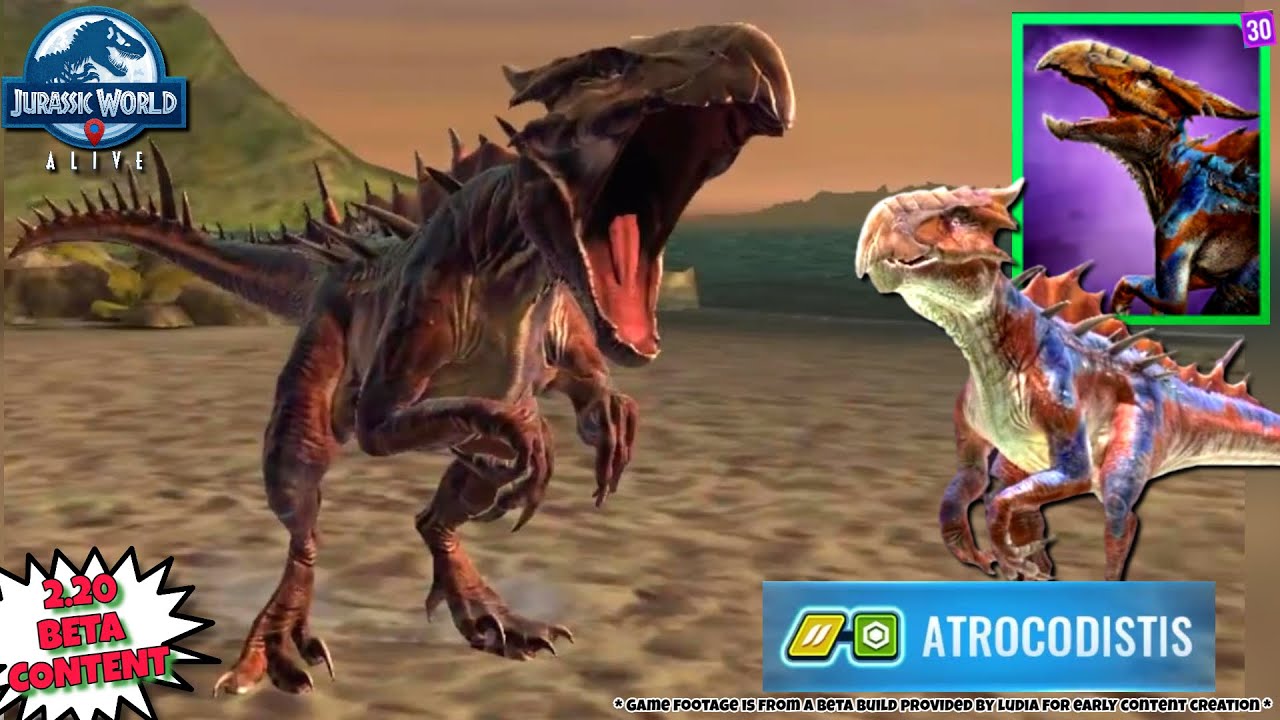 Unique ATROCODISTIS- Red Hybrid! PVP FIRST LOOK! All New 2.20 Jurassic ...