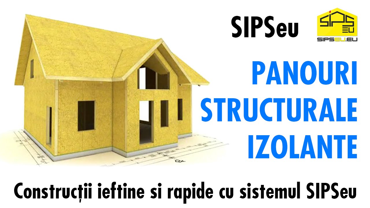 Constructie Casa din panouri SIPS - YouTube