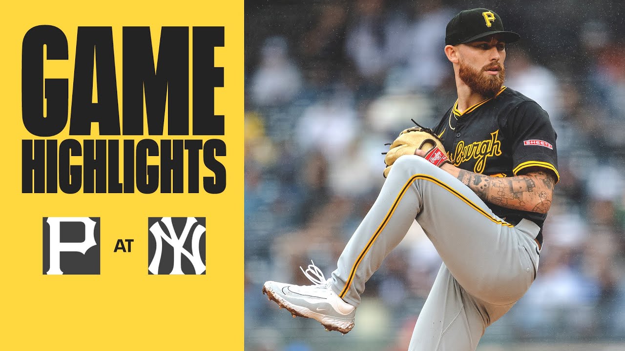 Mike Burrows Picks Up First MLB Win | Pirates vs. Yankees Game ...