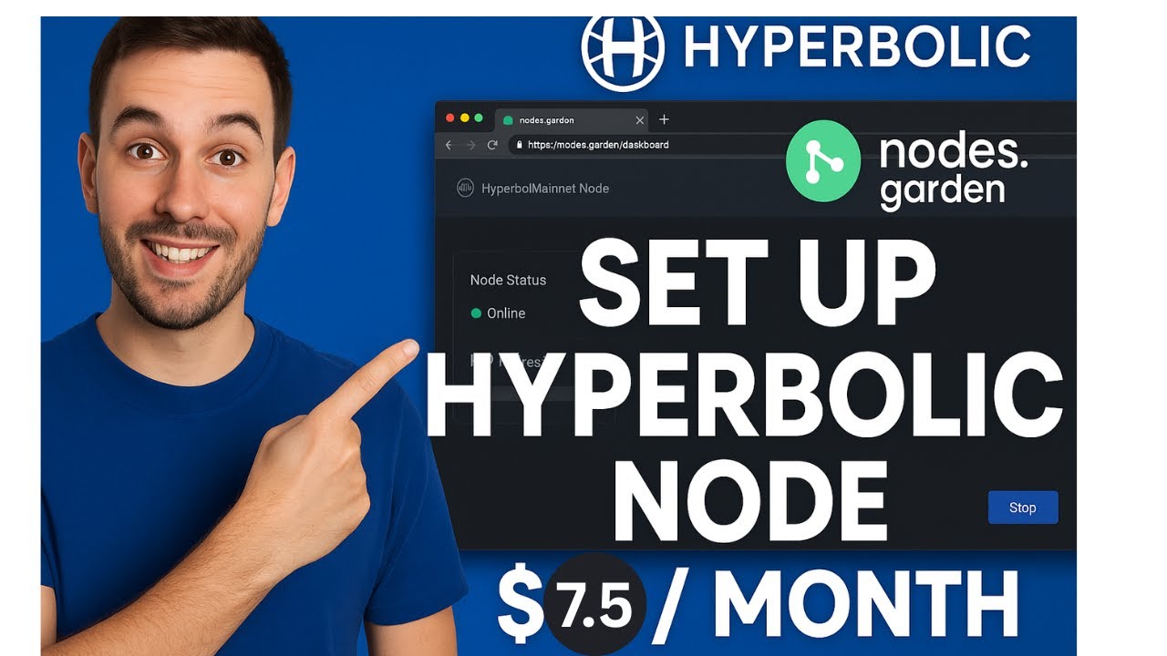 How to setup Hyperbolic node | Hindi full guide | One click setup at nodes.garden - YouTube