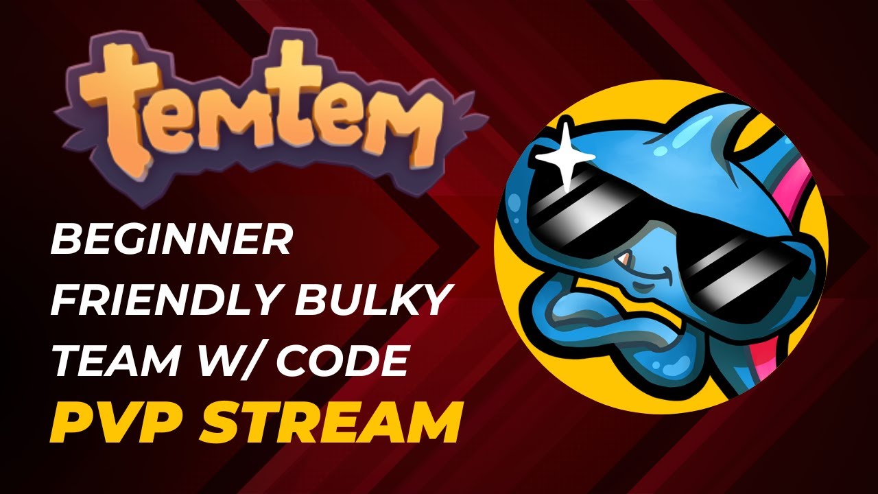 Beginner Friendly Bulky Team With Code! PvP Match Examples (Temtem 1.8. ...