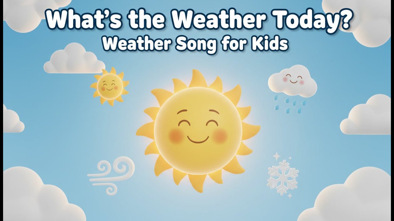 What’s the Weather Today? ☀️🌧️ | Weather Song for Kids & Toddlers - YouTube
