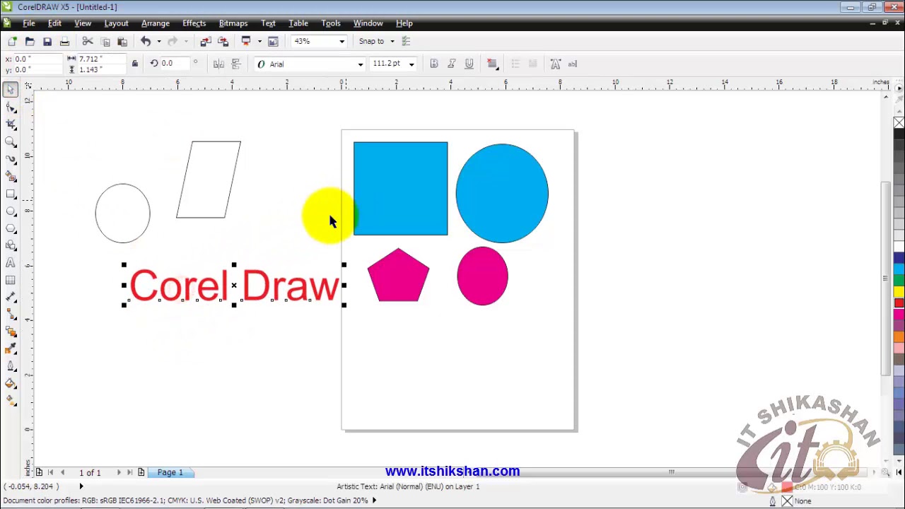 21 Corel Draw Default Fill - YouTube