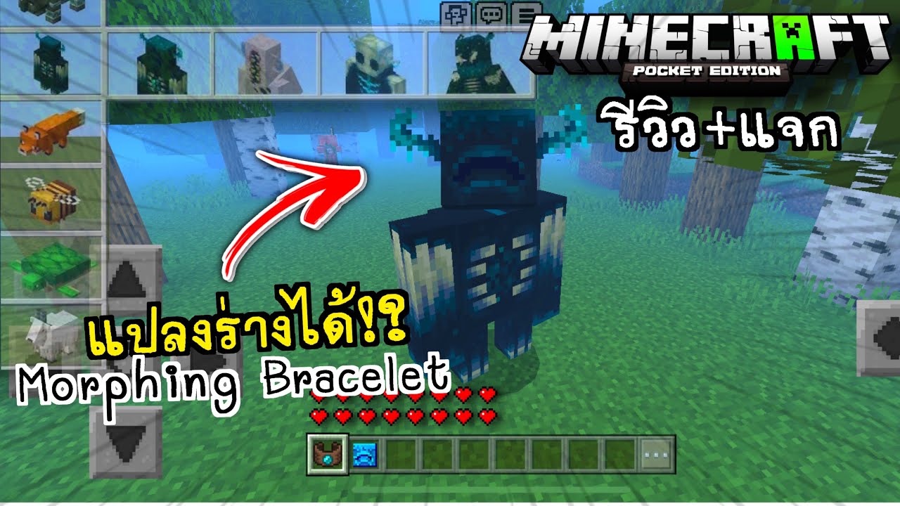 แจก+รีวิวแอดออน Morphing Bracelet[ALPHA] สามารถแปลงร่างเป็นอะไรก็ได้ ...