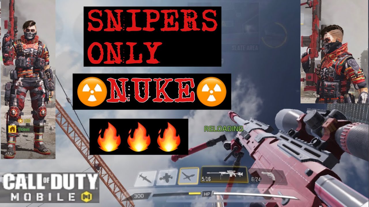 *NUKE* SNIPERS ONLY! | COD Mobile - YouTube