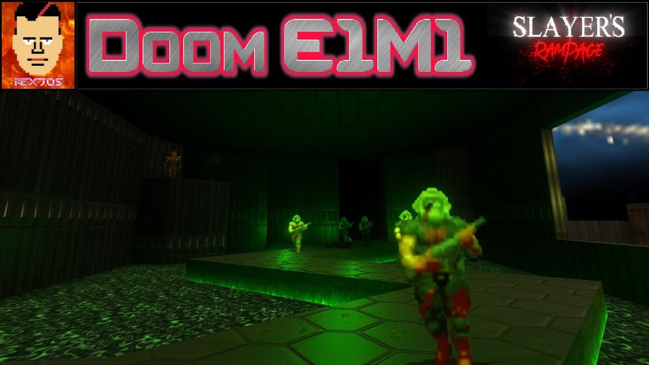 Doom E1M1 + Slayers Rampage - YouTube