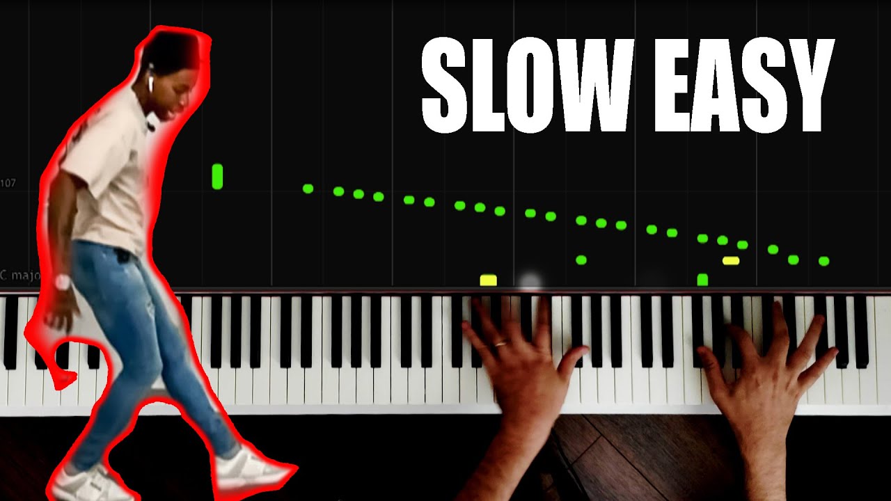 Slickback - Slow Easy Piano Tutorial - YouTube