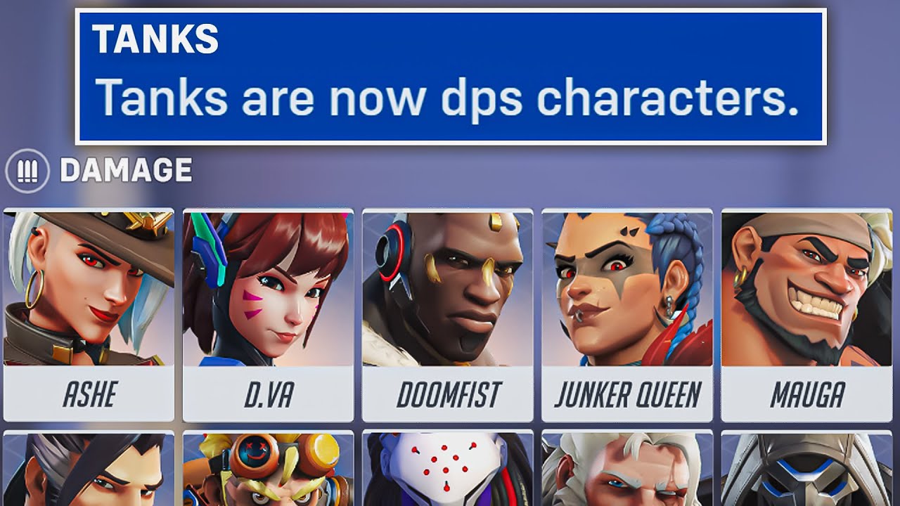 Tanks Are The New DPS in Overwatch 2 - YouTube