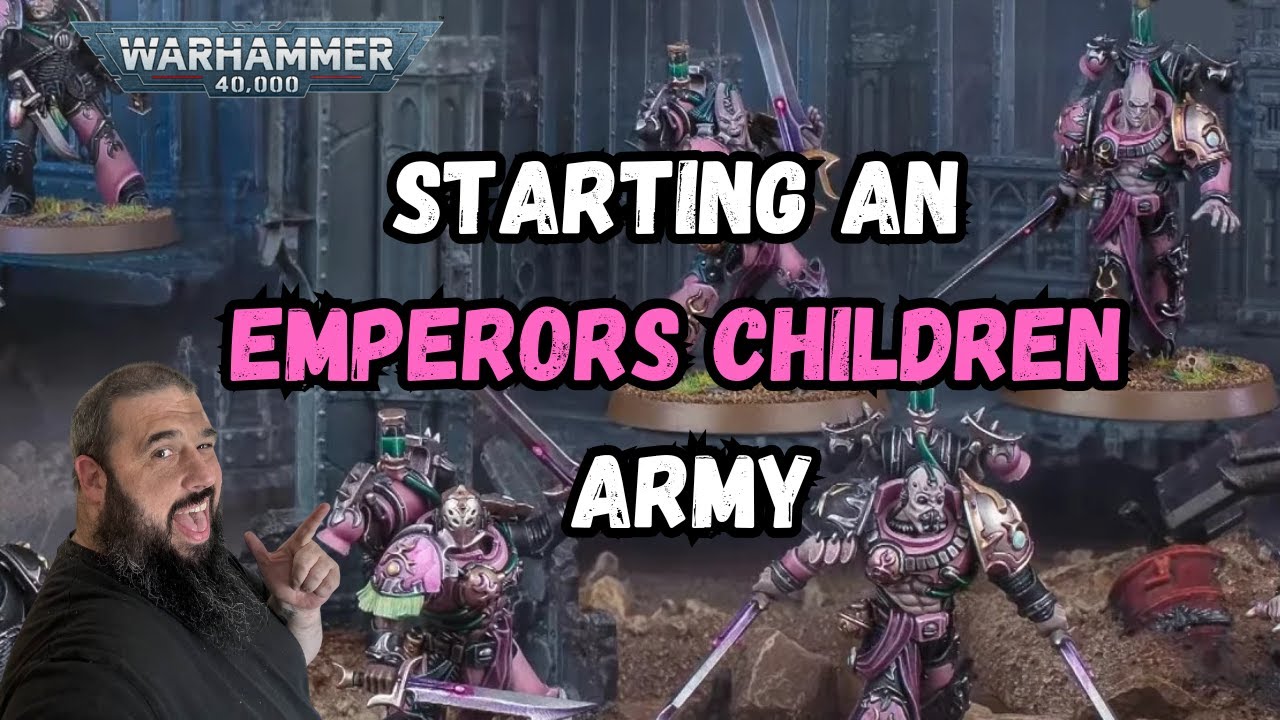 Starting an Emperors Children Army | Warhammer 40k - YouTube