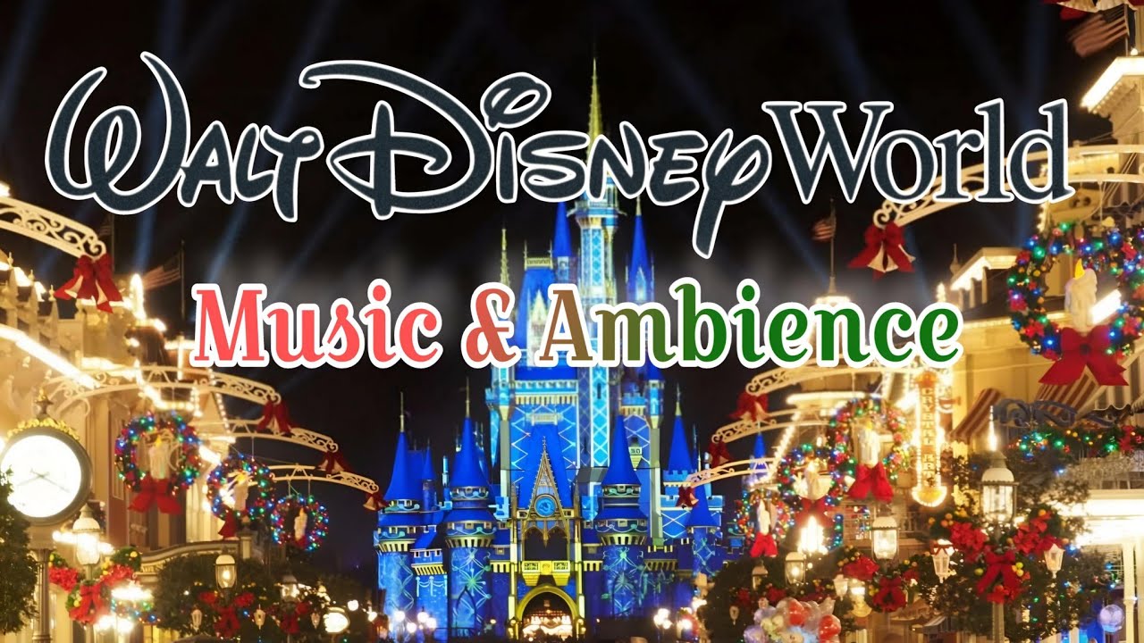 Christmas Music & Disney Ambience 🎄 Classic Christmas Carol DISNEY ...