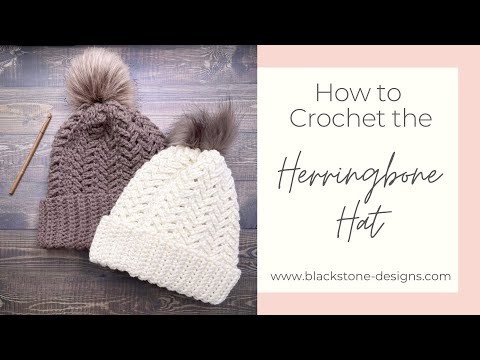 How to Crochet the Herringbone Hat - YouTube