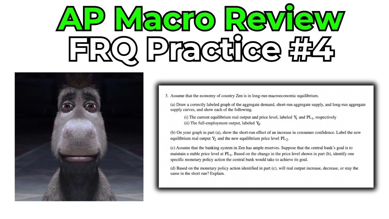 2025 AP Macro Exam Review: FRQ Practice #4 - YouTube