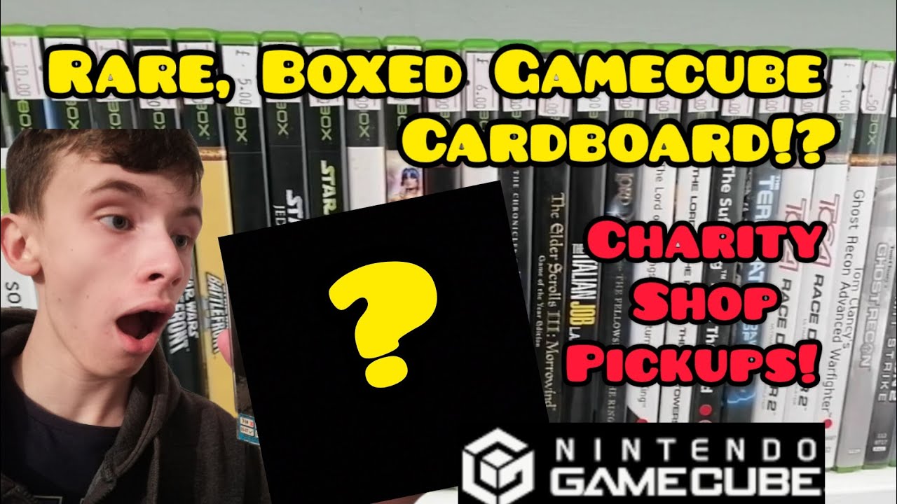Rare, Boxed Gamecube Cardboard!? And Charity Shop Finds! #gamecube #psp ...