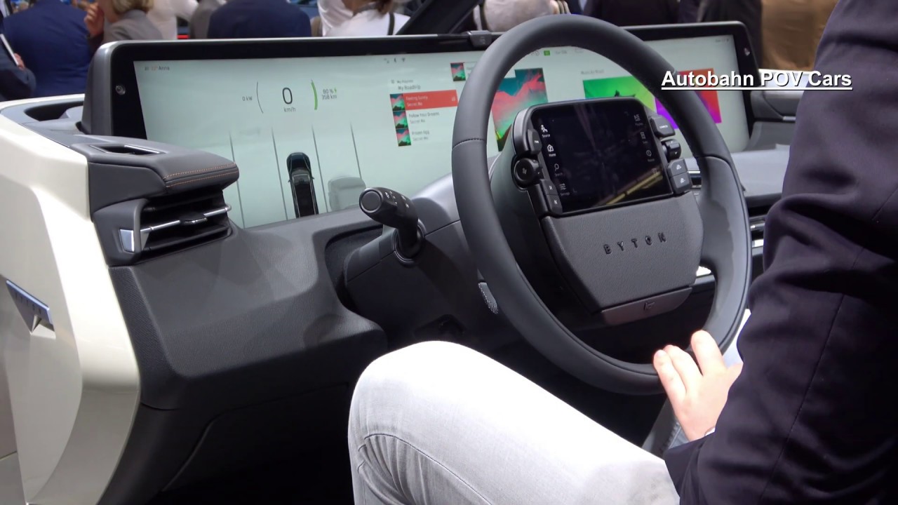 Byton M Byte All-Electric SUV 4K Exterior Interior - IAA 2019 - YouTube