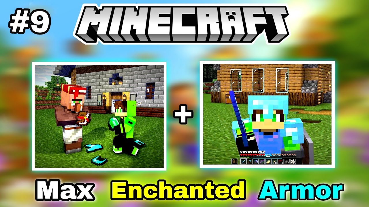 Finally I have made max enchanted diamond armor || Minecraft Gameplay ...