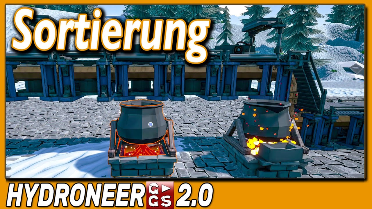 STARTSCHUSS Tier 2 Produktion 💰 HYDRONEER 2.0 Gold BERGBAU Fabrik ...