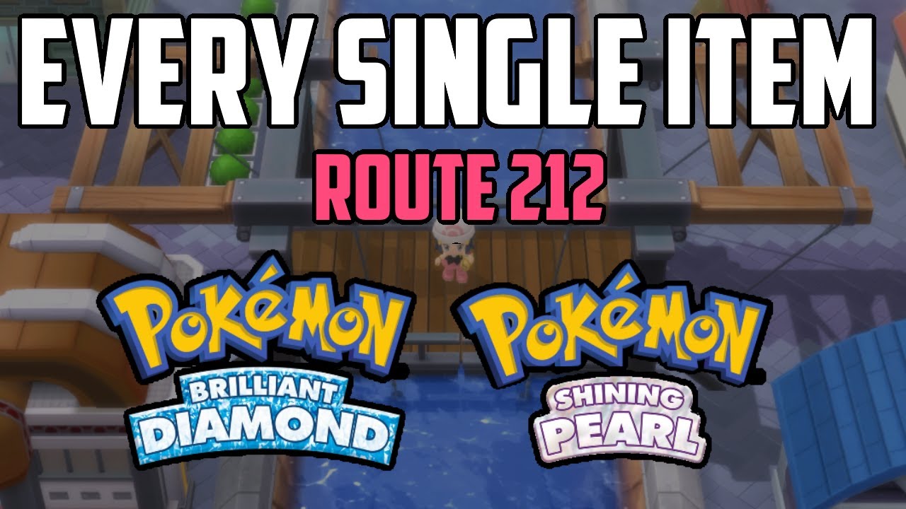 EVERY Item in Route 212 - Pokémon Brilliant Diamond & Shining Pearl ...