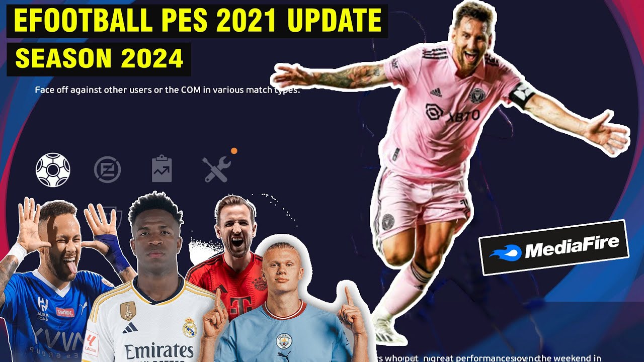 CARA INSTALL PES 2021 UPDATE SEASON 2024 DI LAPTOP ATAU PC | Update ...