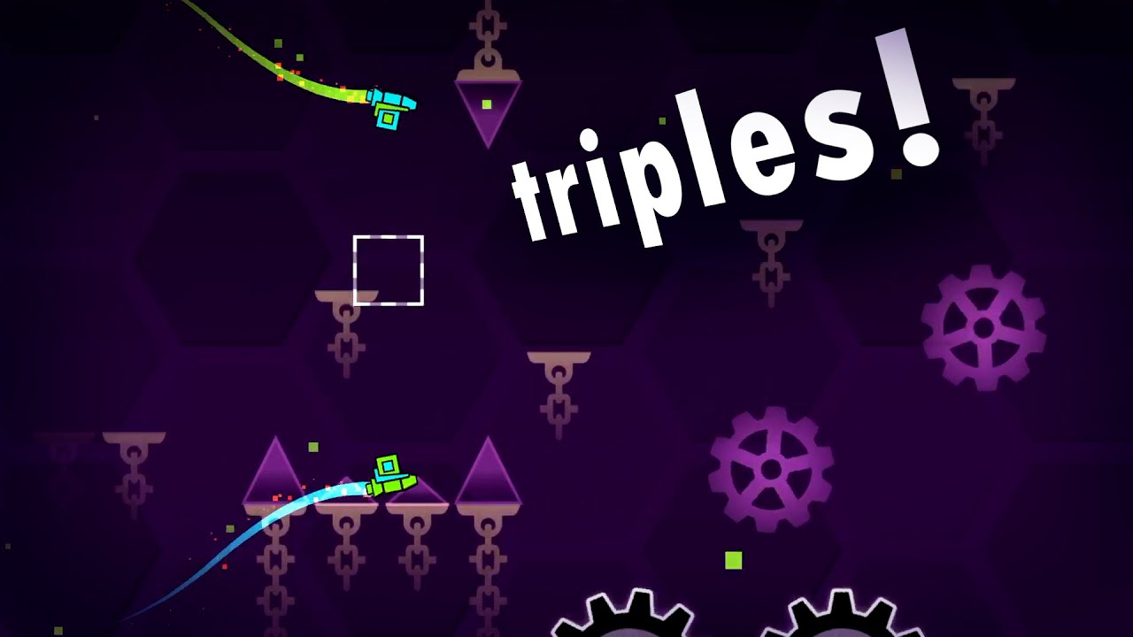 Triple Mode in Geometry Dash - YouTube