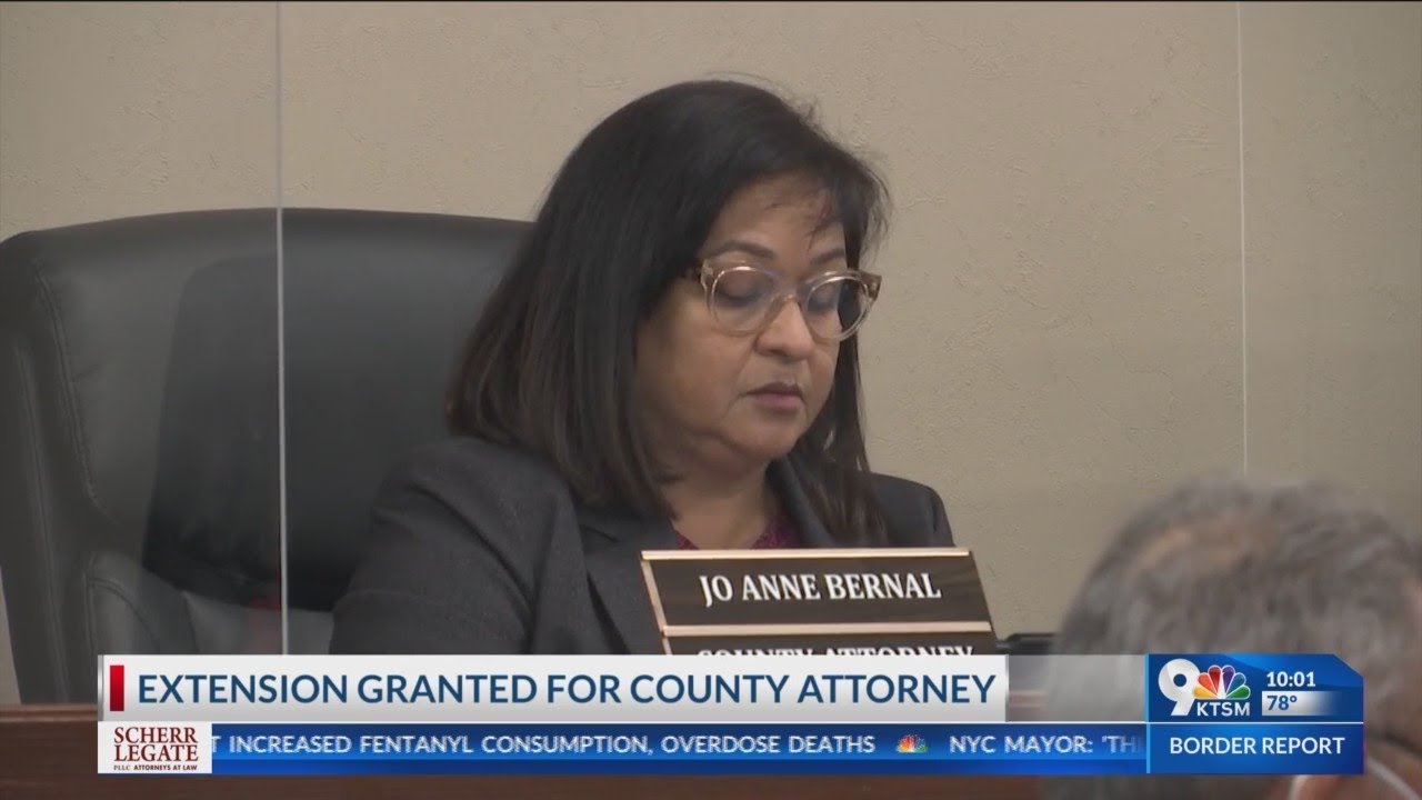 County attorney Jo Anne Bernal given an extension to decide on whether ...