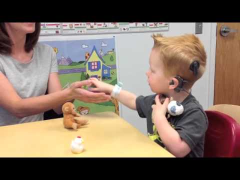 Cochlear Implant Therapy Session - YouTube