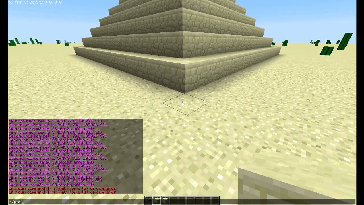 Pyramid (World Edit) - YouTube
