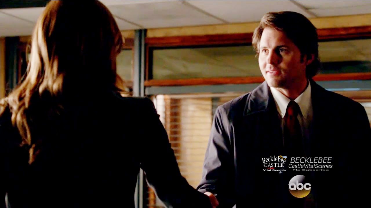 Castle 8x08 Beckett & Caleb Brown The New Character “Mr. & Mrs. Castle ...