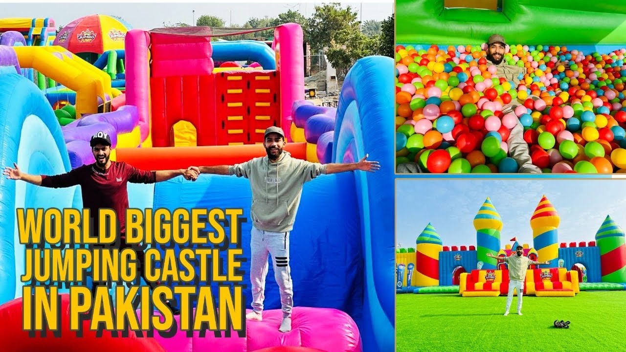 World Largest Jumping Castle In Pakistan😍 | Guinness World Record - YouTube