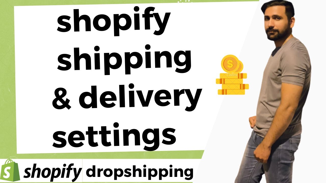 how to setup shopify shipping rates | shopify delivery settings # ...