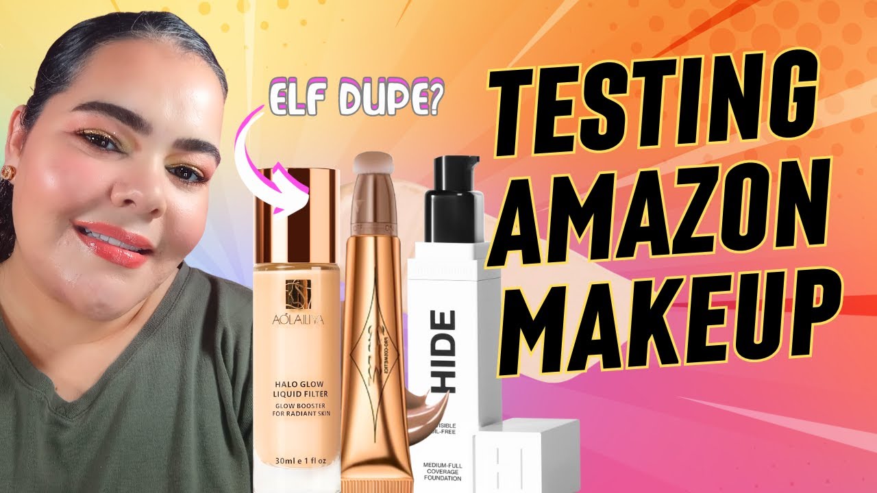 Testing Amazon Makeup| Makeup Look and Honest Review - YouTube