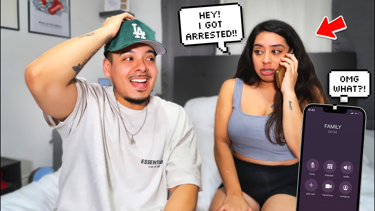 CALLING FROM "JAIL" PRANK ON FAMILY TO SEE HOW THEY REACT! - YouTube