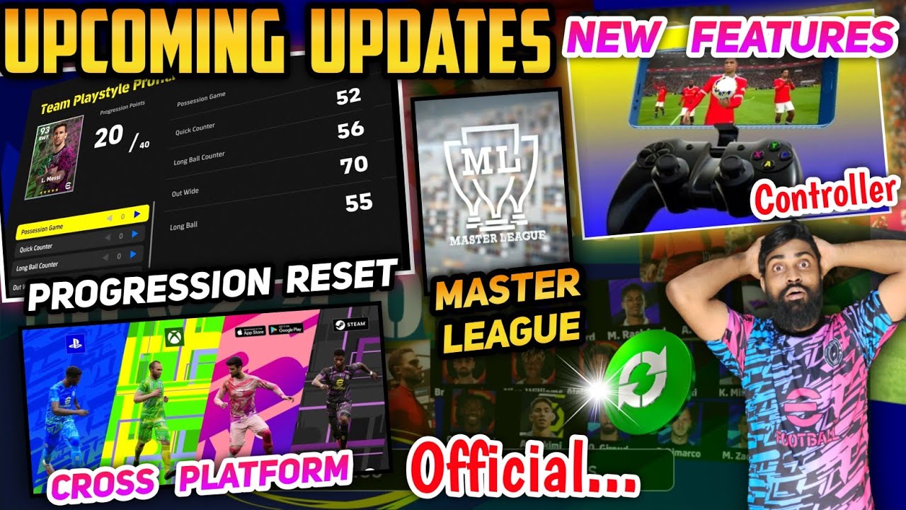 Player Progression Reset, Edit Mode,Master Leauge,Mobile Controller ...