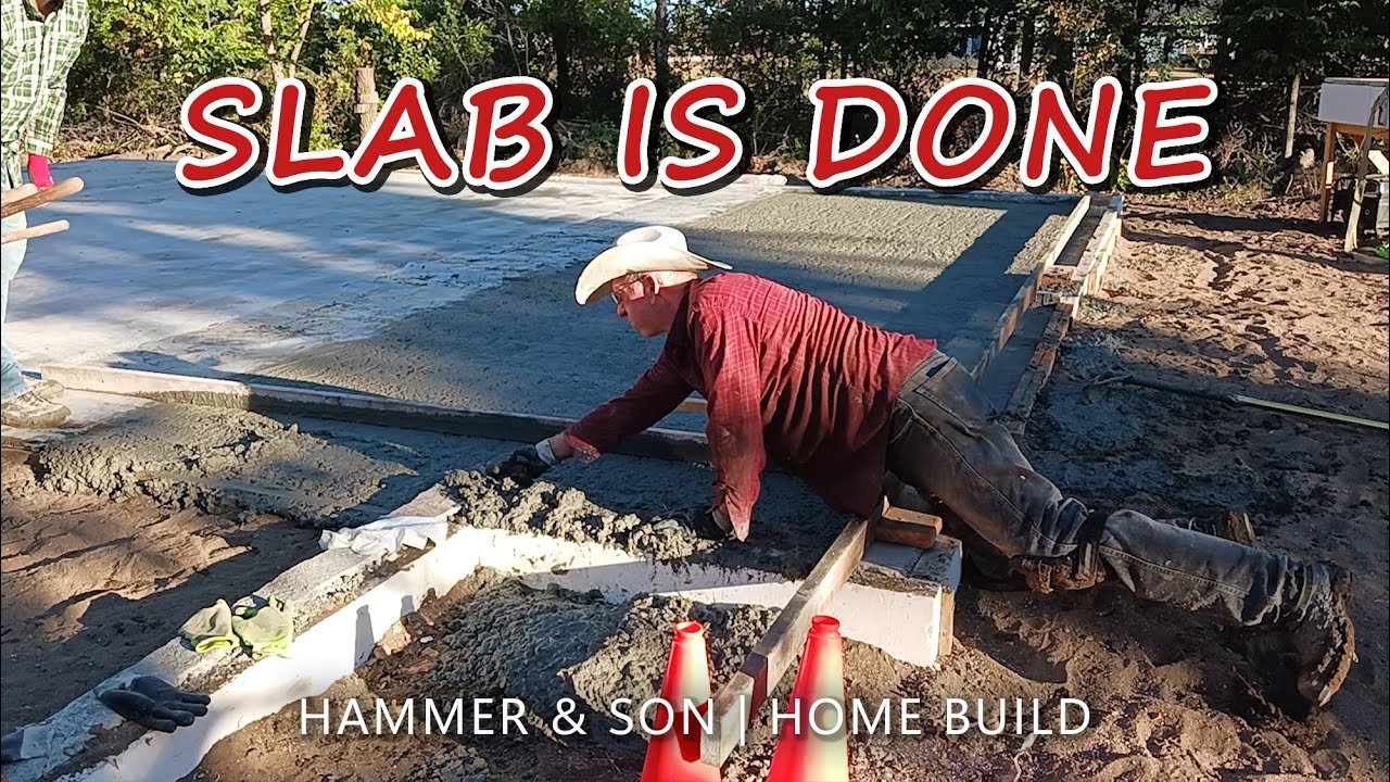 Done with Concrete...For Now - DIY Home Build - YouTube