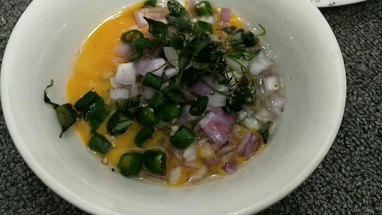 Big omelette prepared by Praba - YouTube