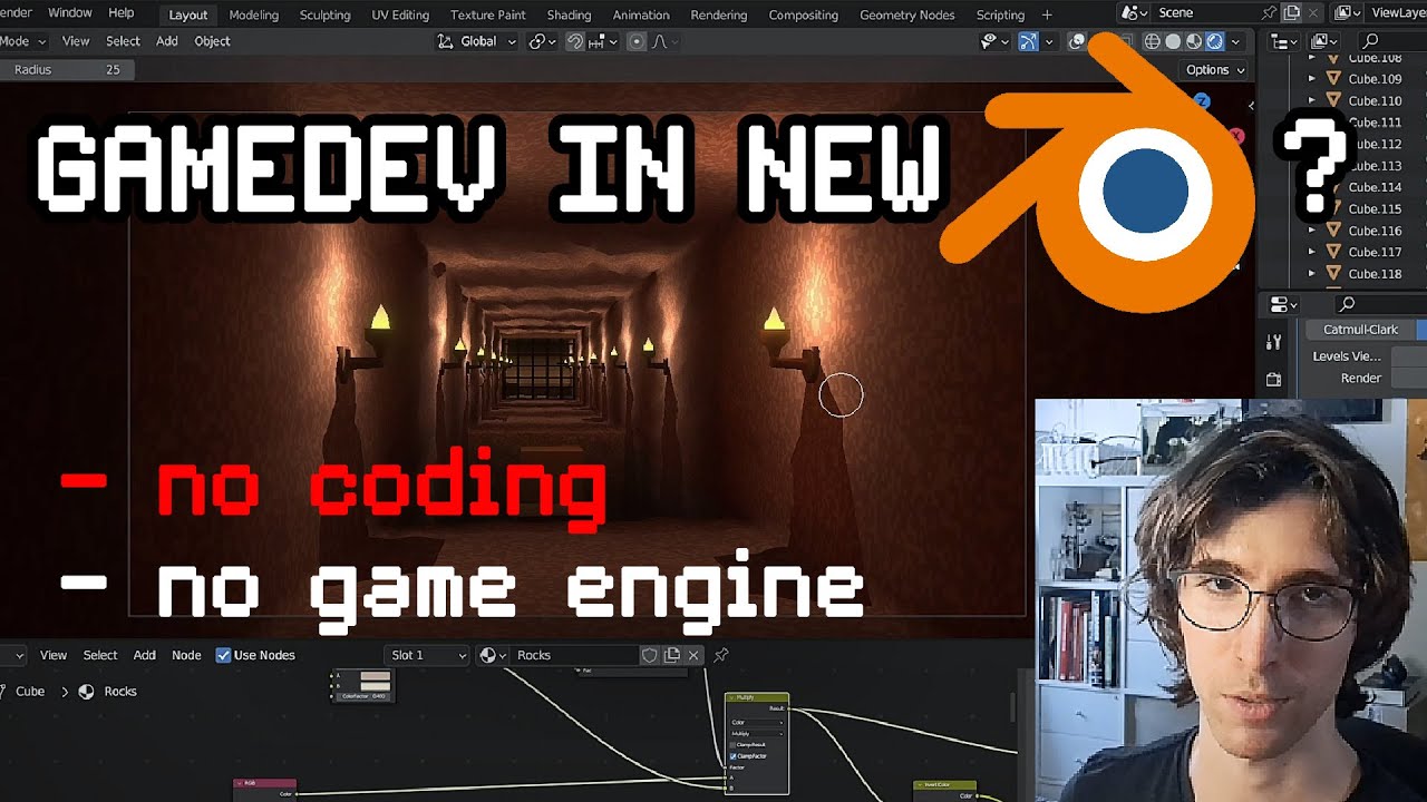 Turning Blender into a videogame | NO coding, NO game engine ...