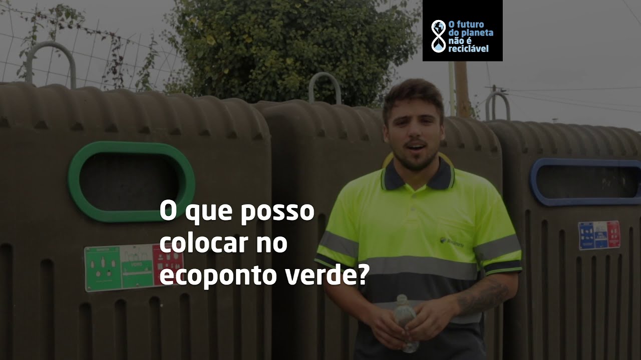 O que posso colocar no ecoponto verde? - YouTube