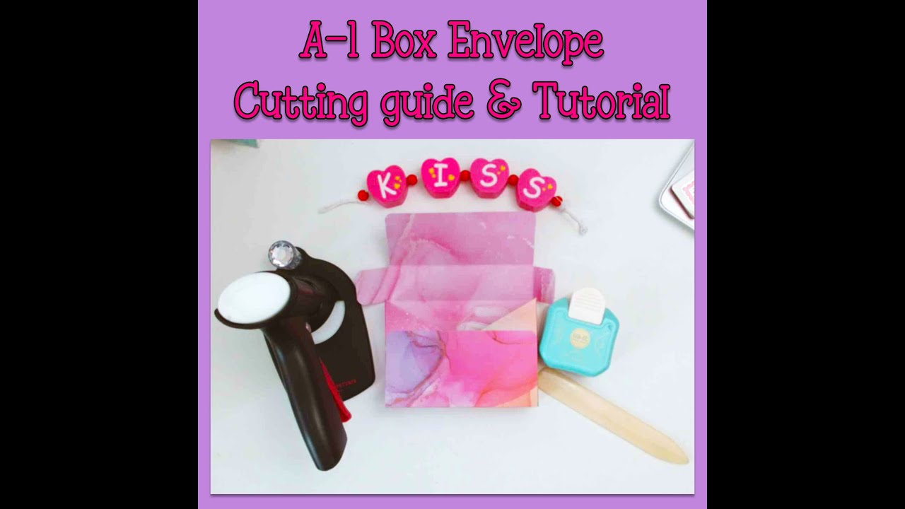 A 1 Box Envelope Tutorial with Cutting Guide - YouTube
