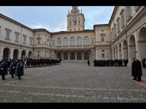 Cumhurbaşkanı Gül, Cumhurbaşkanlığı Sarayı Quirinale'de-29.01.2014