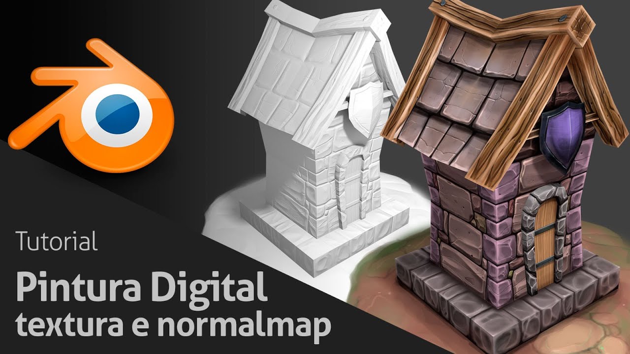 Tutorial Pintura Digital - Textura e Normalmap | Royal 3D Studio - YouTube