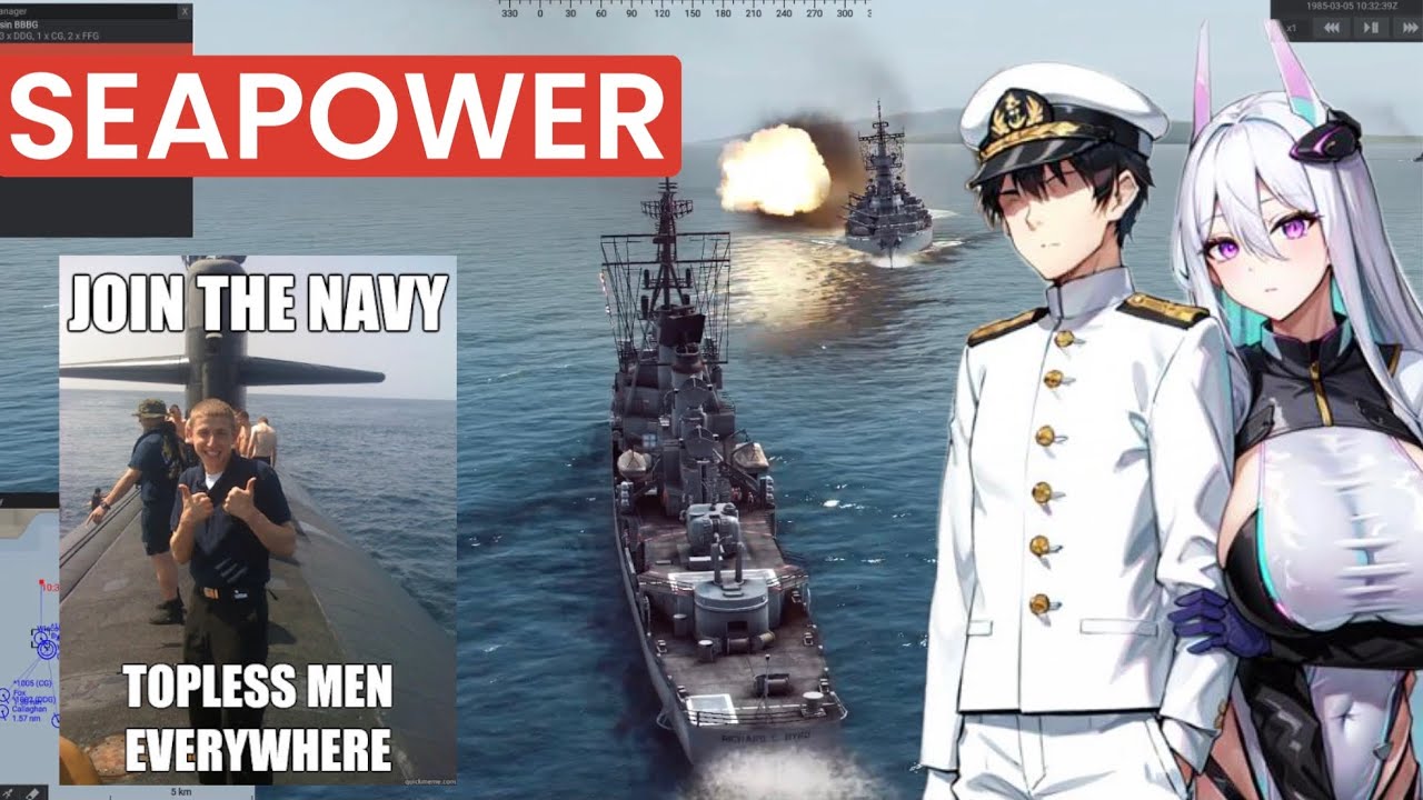 Real Sailor Reviews SEAPOWER... New Naval Combat Game - YouTube