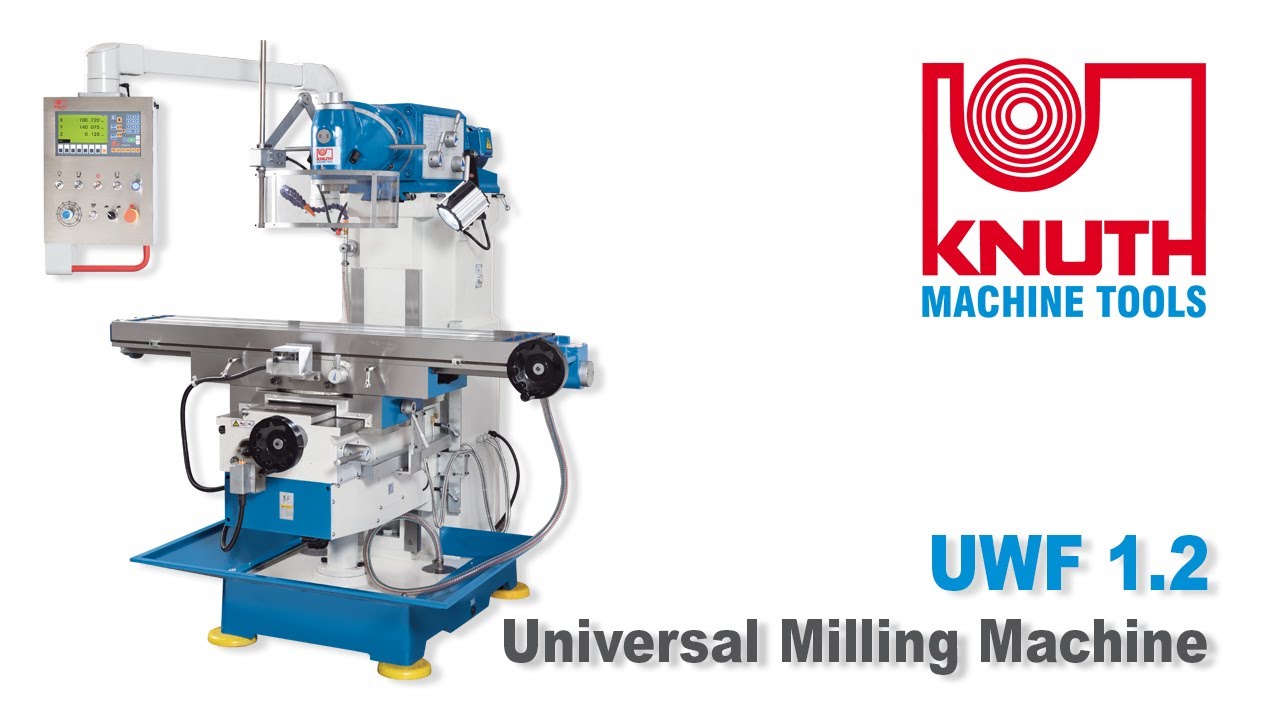 KNUTH UWF 1.2 - Compact universal milling machine with large work space ...