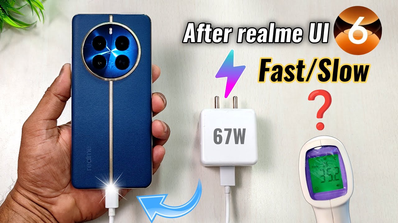 realme 12 Pro Charging Test After realme UI 6.0 Android 15 Update Fast ...
