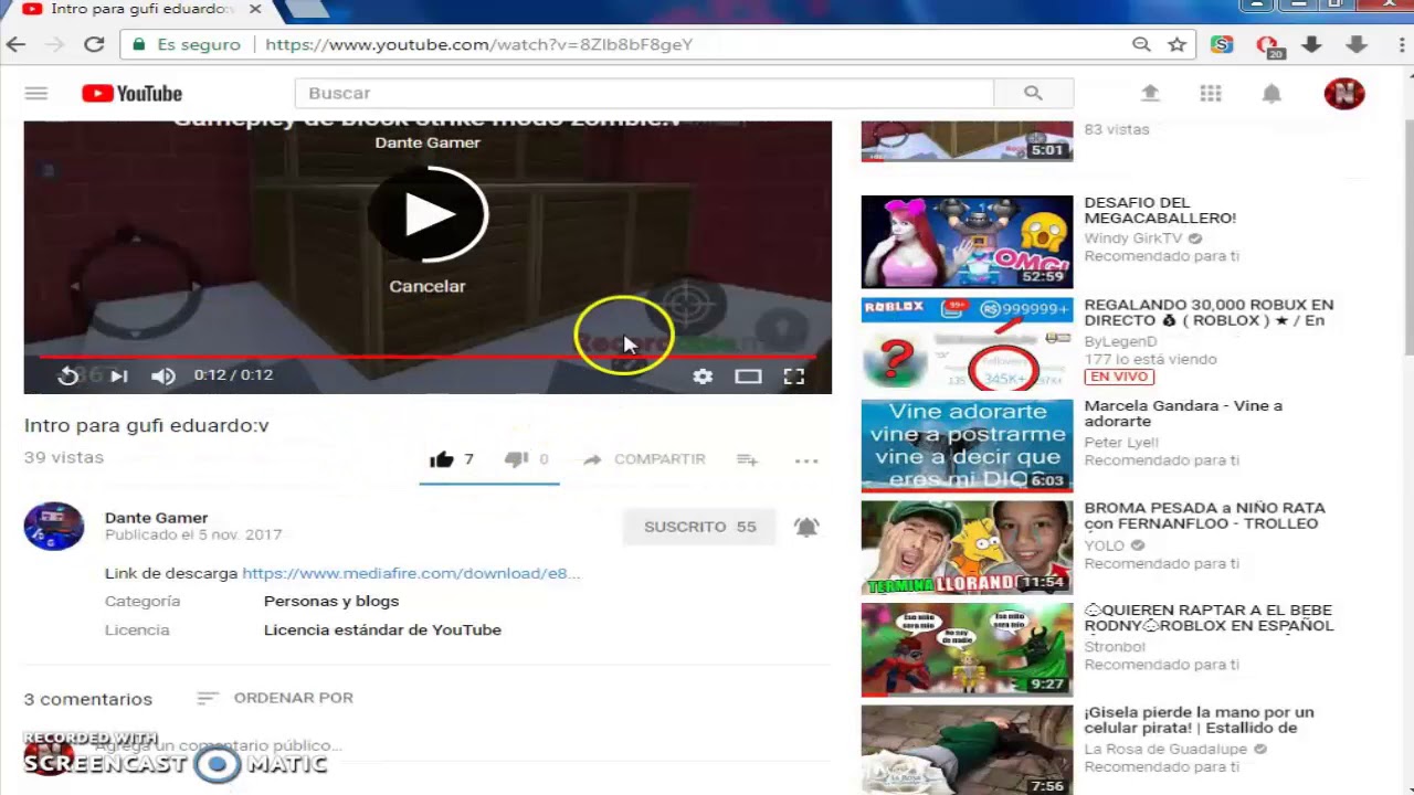 ツ Promoción Para Dante Gamer ♛ Y Intro Para Meteoritos De Curiosidad ...