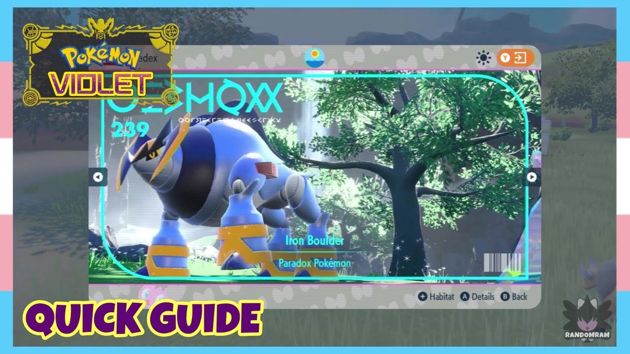Where To Catch *Paradox Terrakion* Iron Boulder In Pokemon Scarlet ...