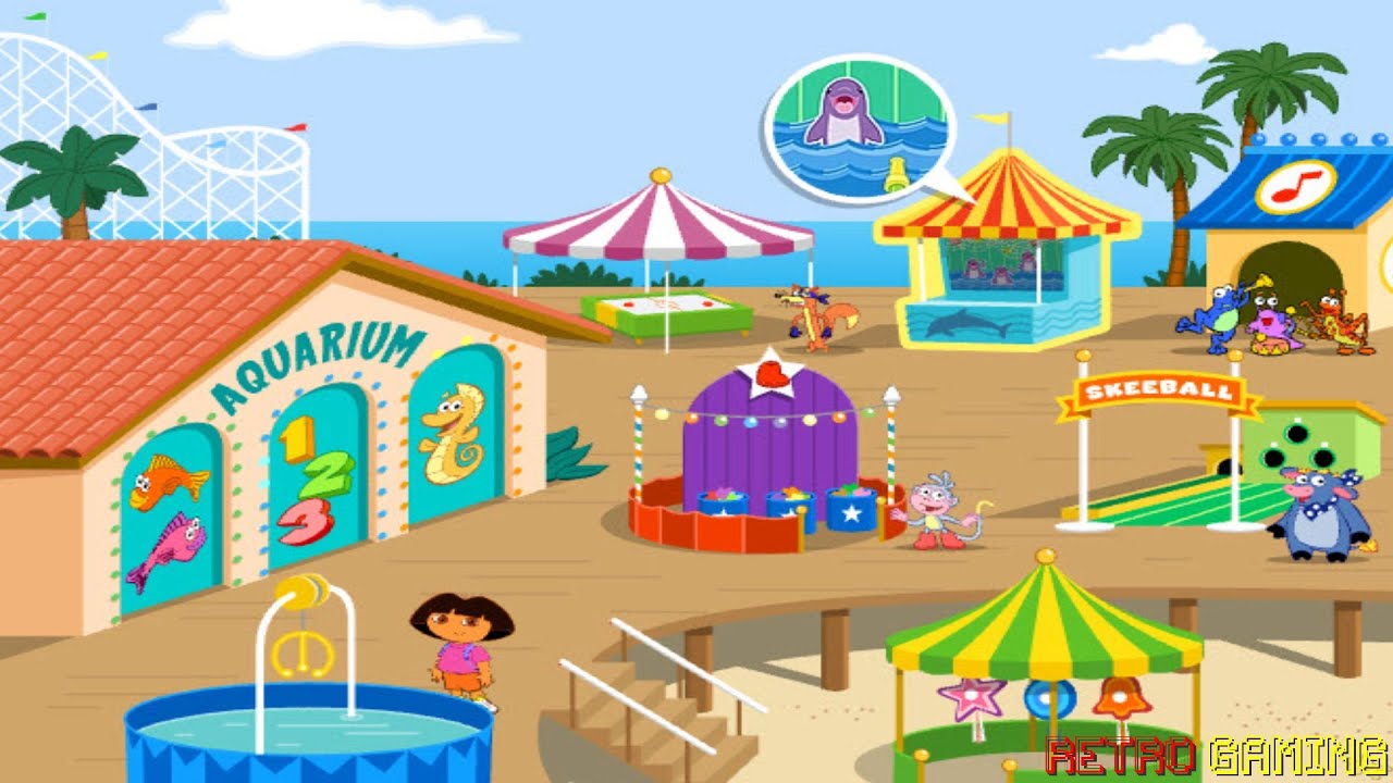 Dora the Explorer | Carnival Boardwalk Adventure | Dolphin Squirter ...