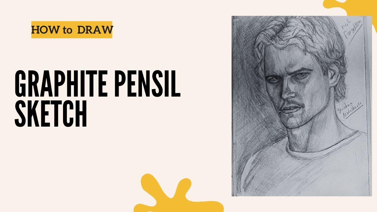 How to draw portrait using graphite pencil - YouTube